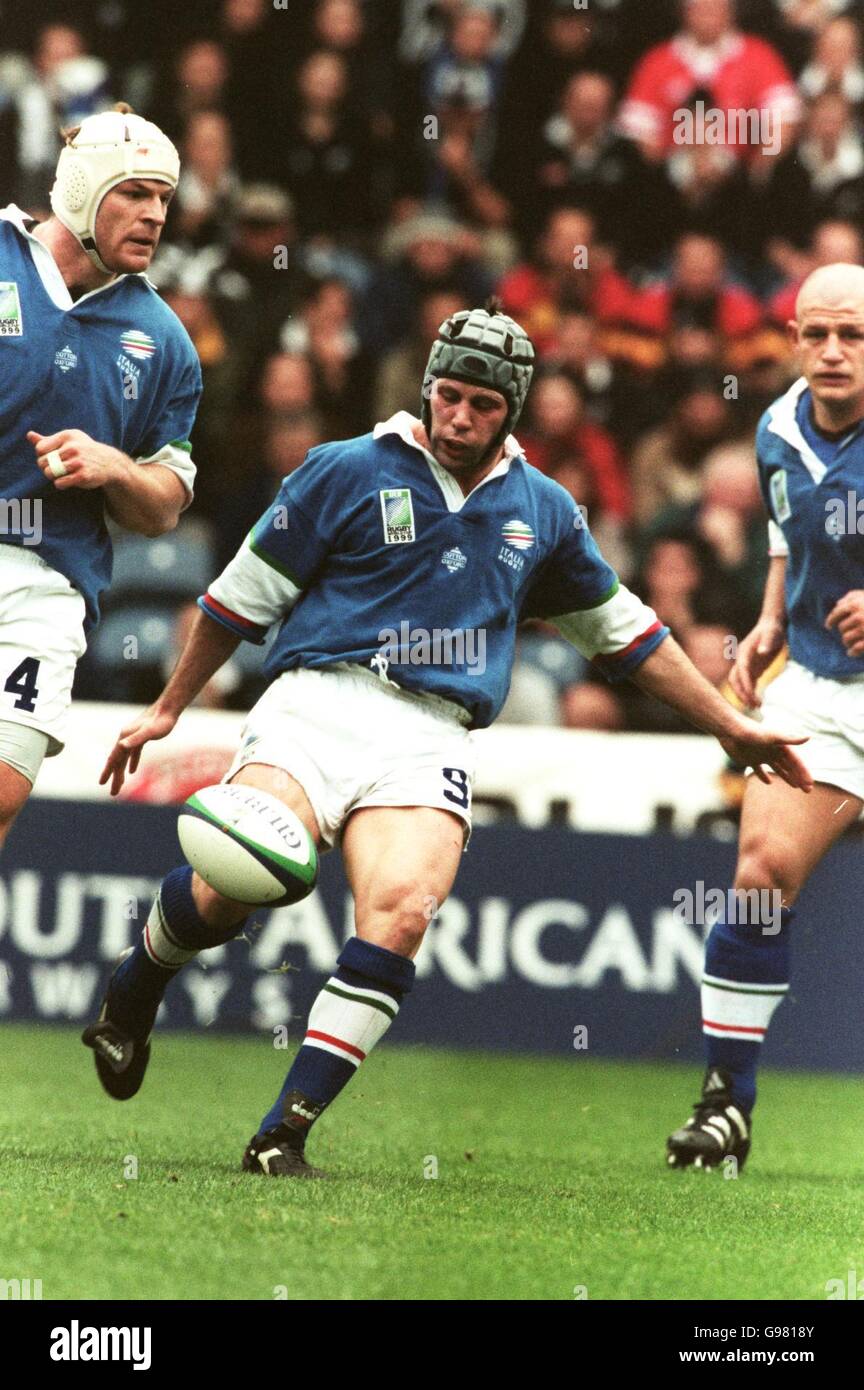 Rugby Union - Rugby World Cup 99 - Pool B - New Zealand v Italy ...