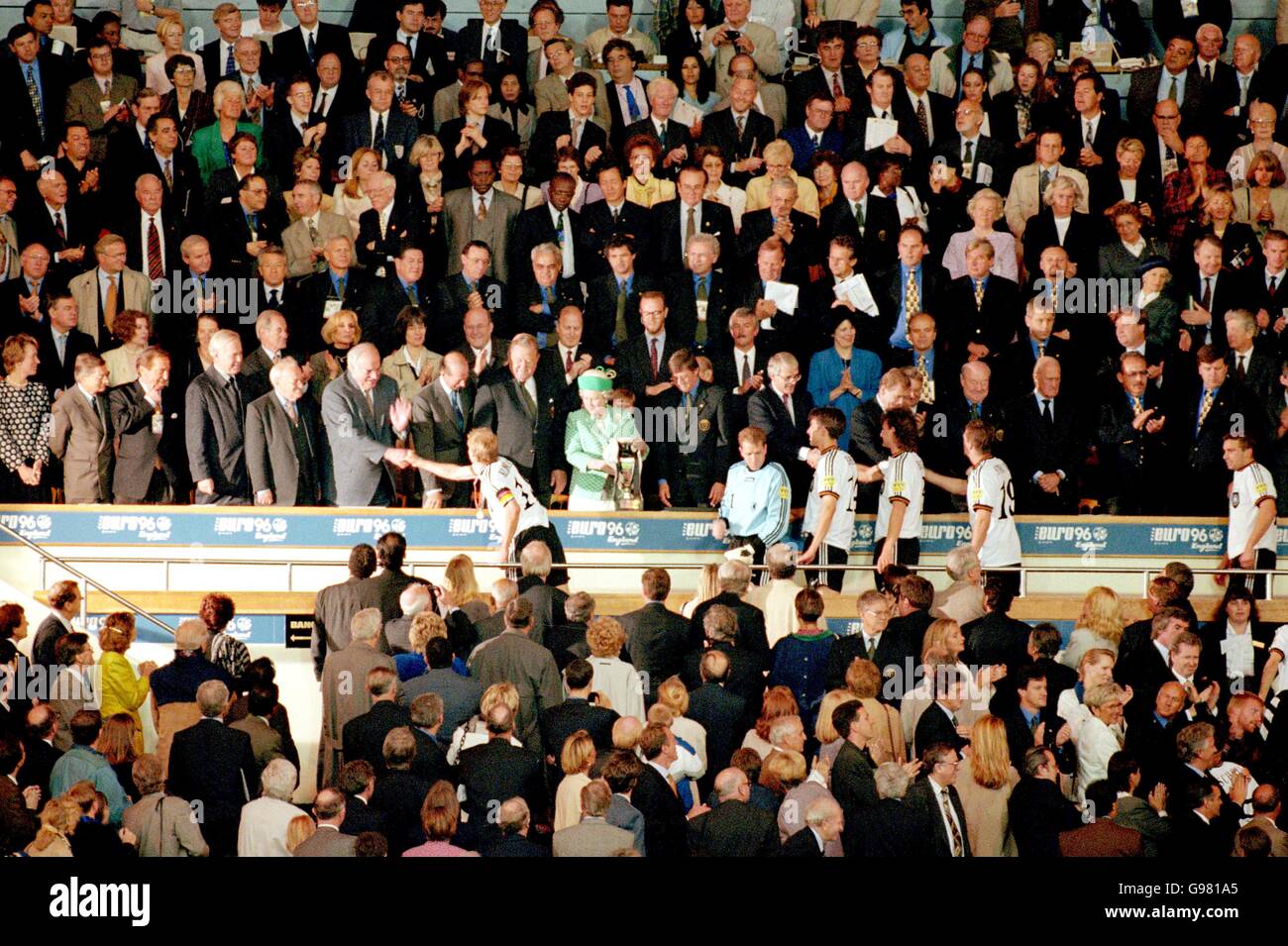 Soccer - Euro96 Championships - Final - Germany v Czech Republic Stock ...