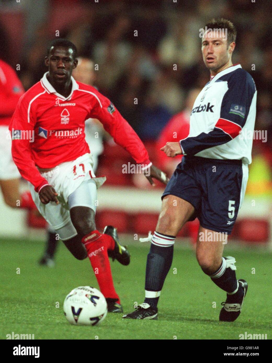 Nottingham forests chris bart williams and bolton wanderers paul ...