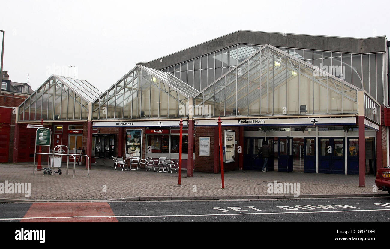 A general view of Blackpool North Station, Wednesday 15 March 2006 ...