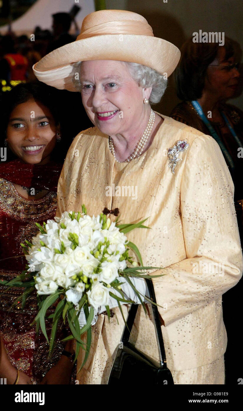 Britain's Queen Elizabeth II arrives for the opening of the ...