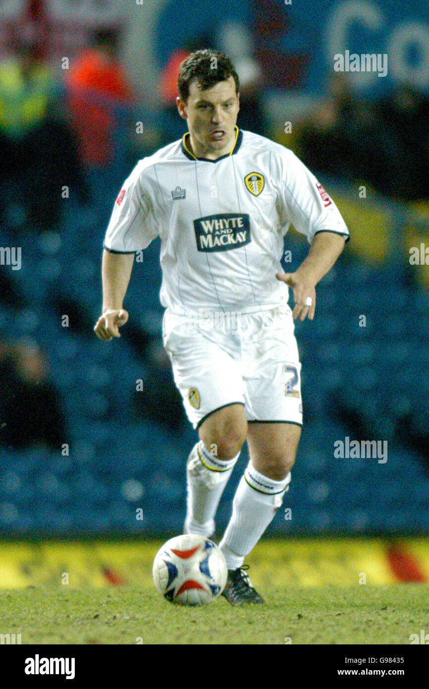 Leeds uniteds robbie blake in action against crystal palace hi-res ...