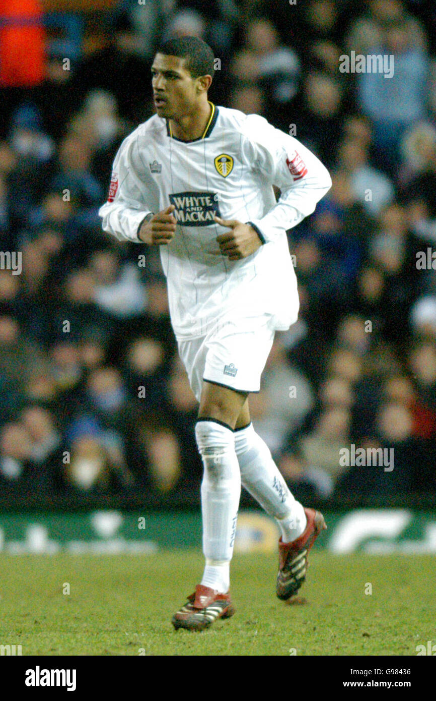 During their coca cola championship match at elland road hi-res stock ...