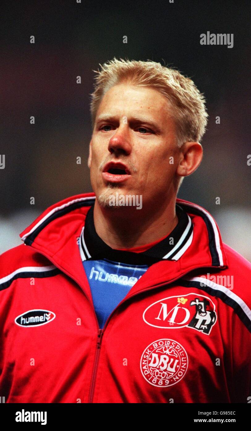 Soccer euro 2000 qualifier play off leg denmark israel hi-res stock ...