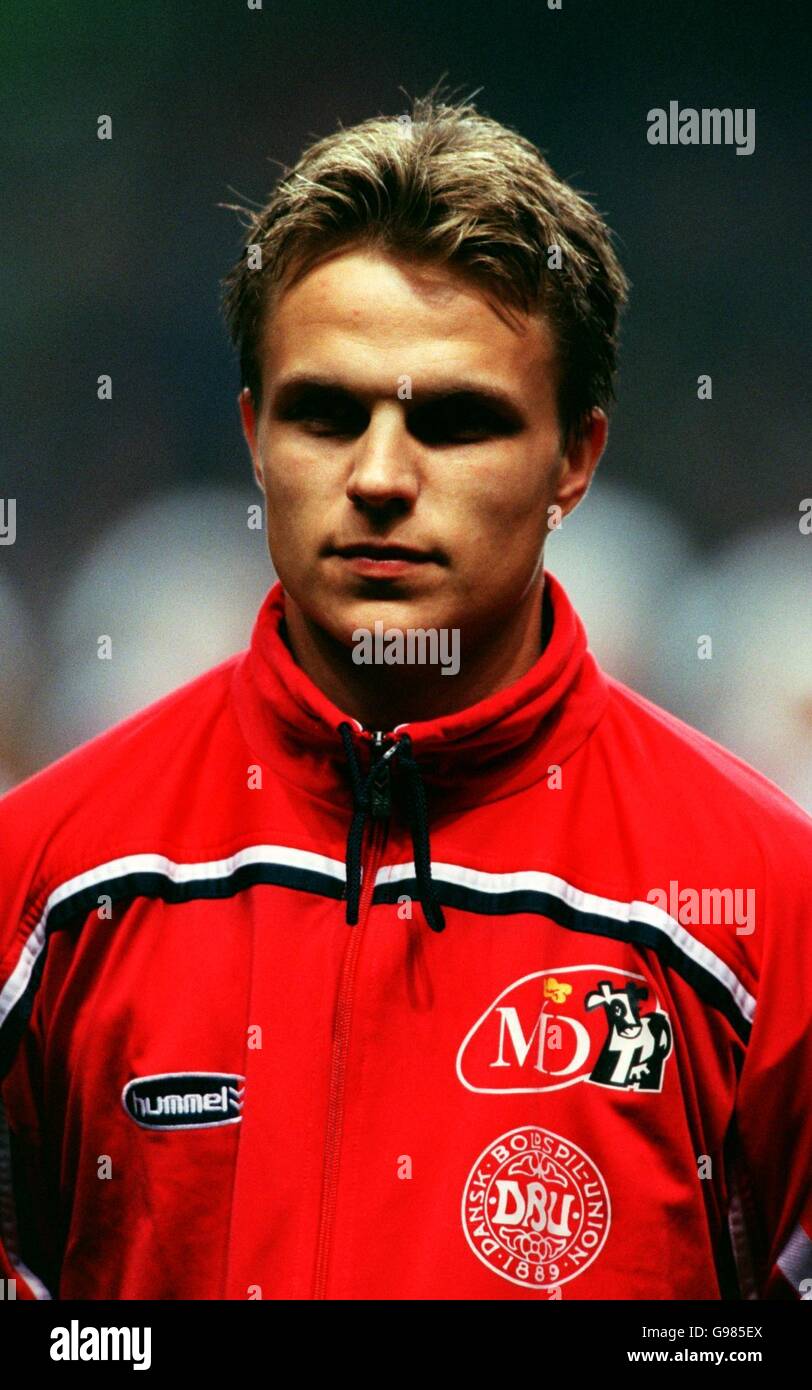 Soccer euro 2000 qualifier play off leg denmark israel hi-res stock ...