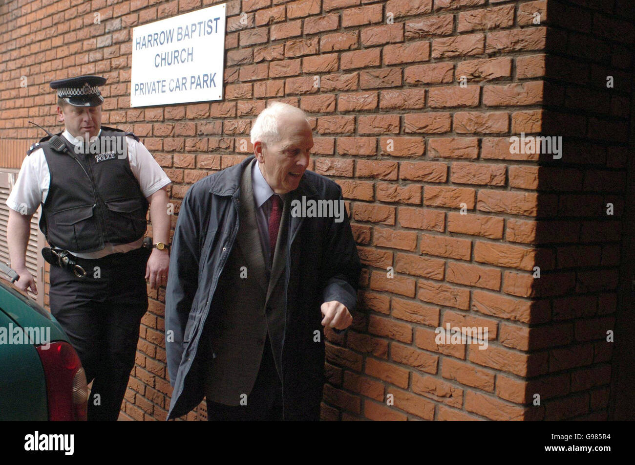 Freed british hostage norman kember arrives at harrow baptist church hi ...