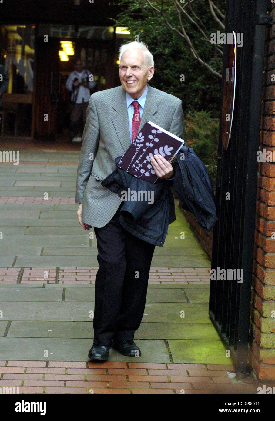 Freed british hostage norman kember leaves harrow baptist church hi-res ...