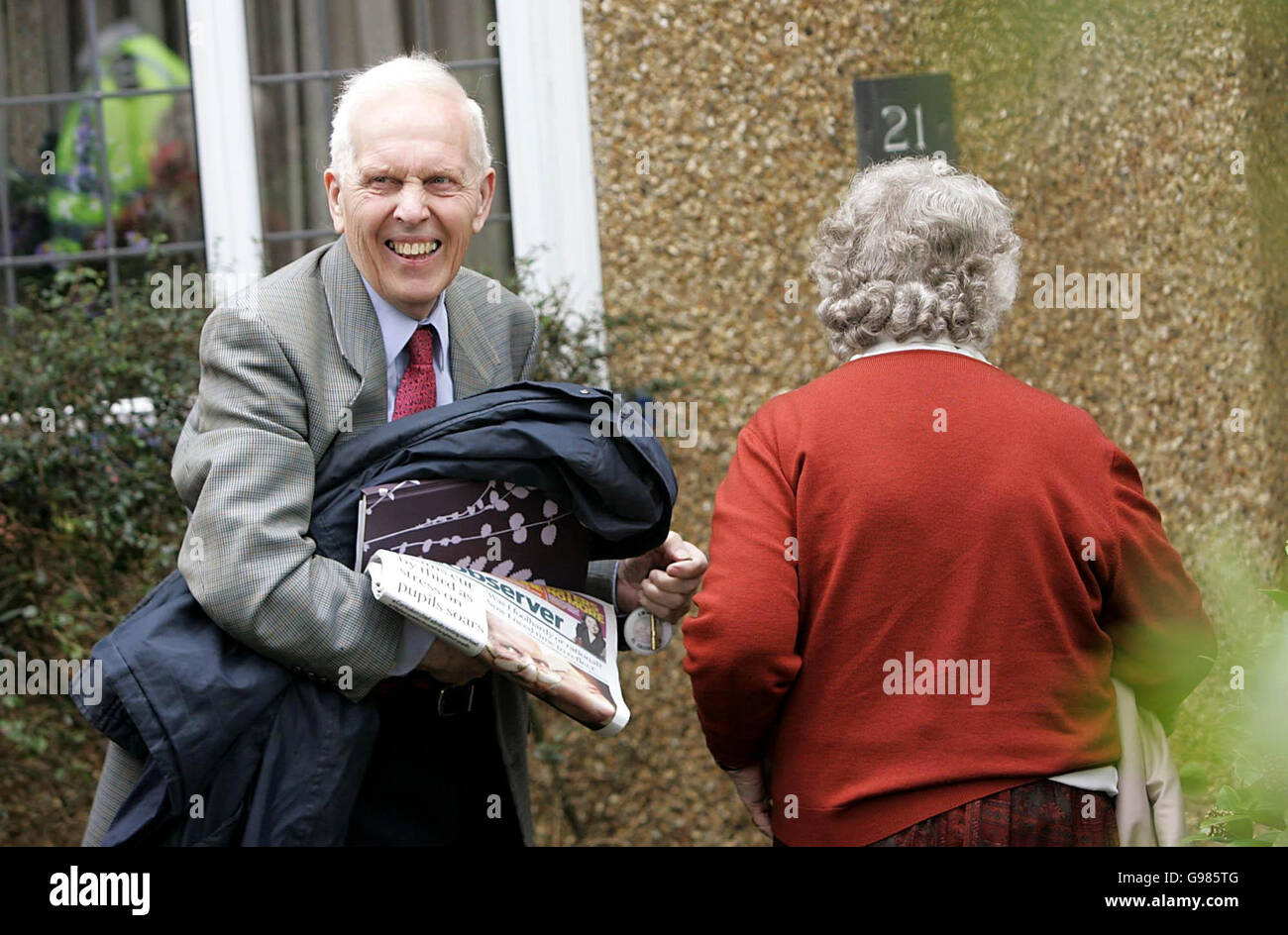 Freed British hostage Norman Kember returns to his home after attending ...