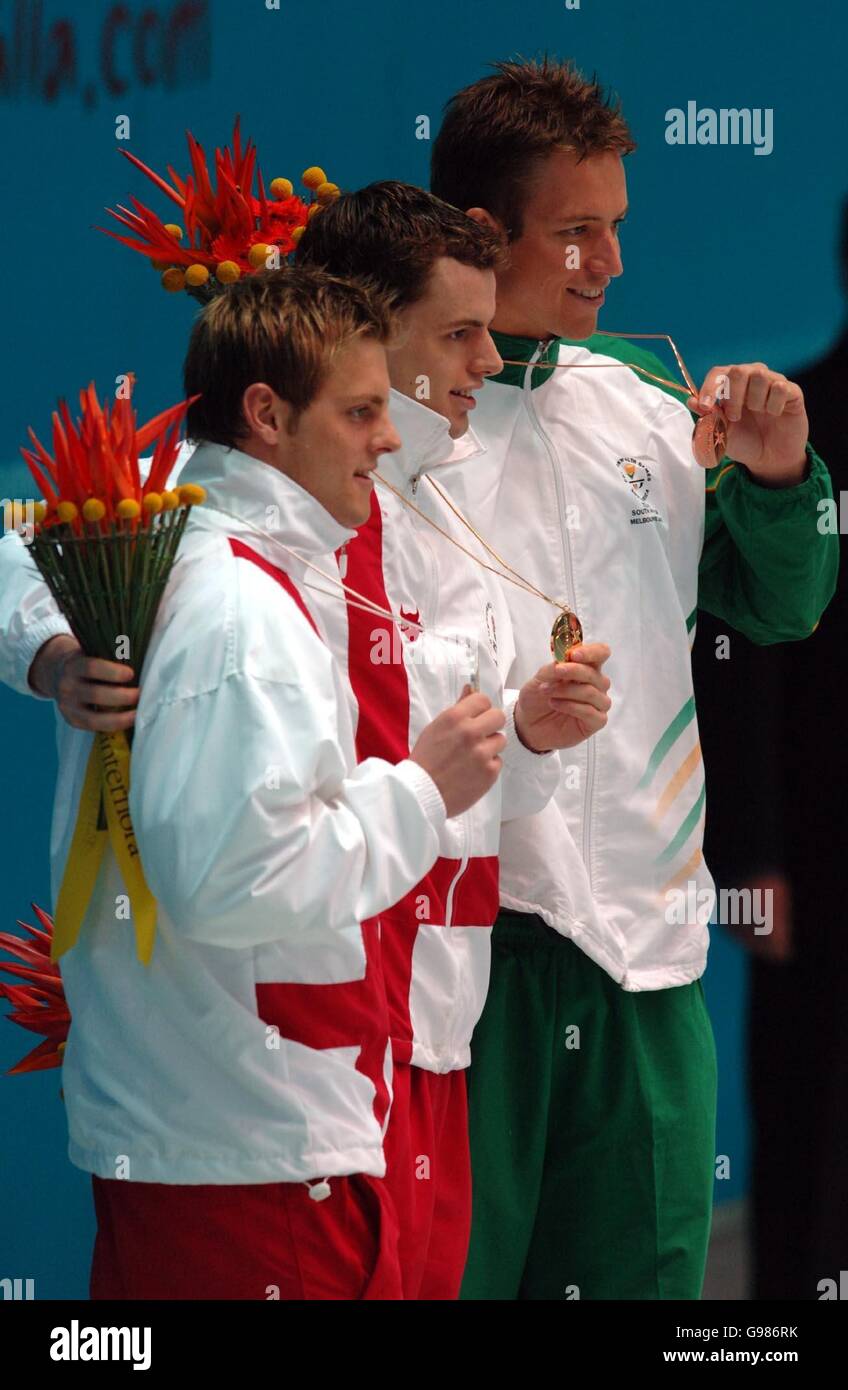 England?s Matthew Clay celebrates winning the gold medal in the Men?s ...