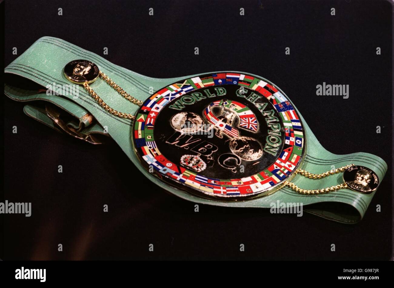 World championship belt wbc heavyweight hi-res stock photography and ...