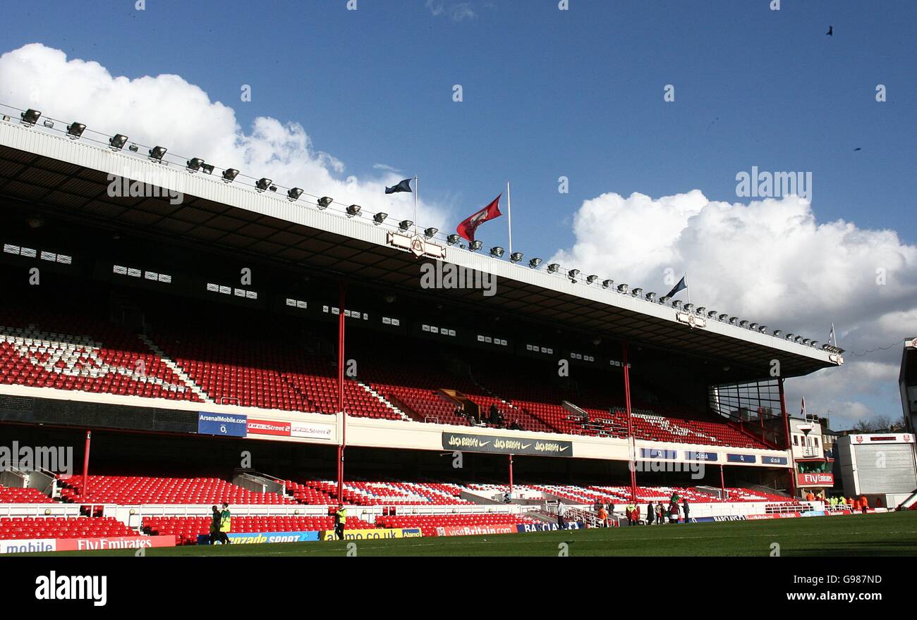 Highbury stadium general view hi-res stock photography and images - Alamy