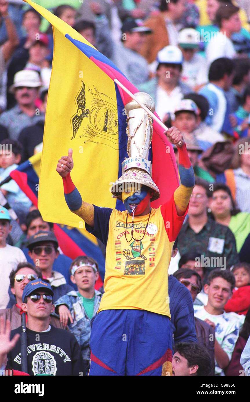 Ecuador Fans. 19-JUN-93. Ecuador Fan Stock Photo - Alamy