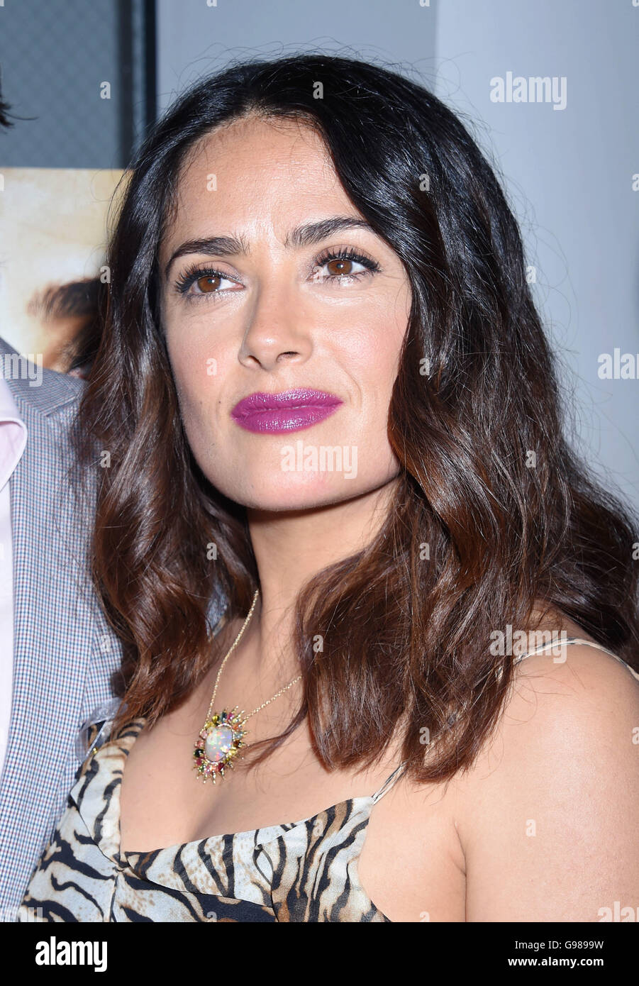 SALMA HAYEK Mexican-American film actress in June 2016. Photo Jeffrey ...