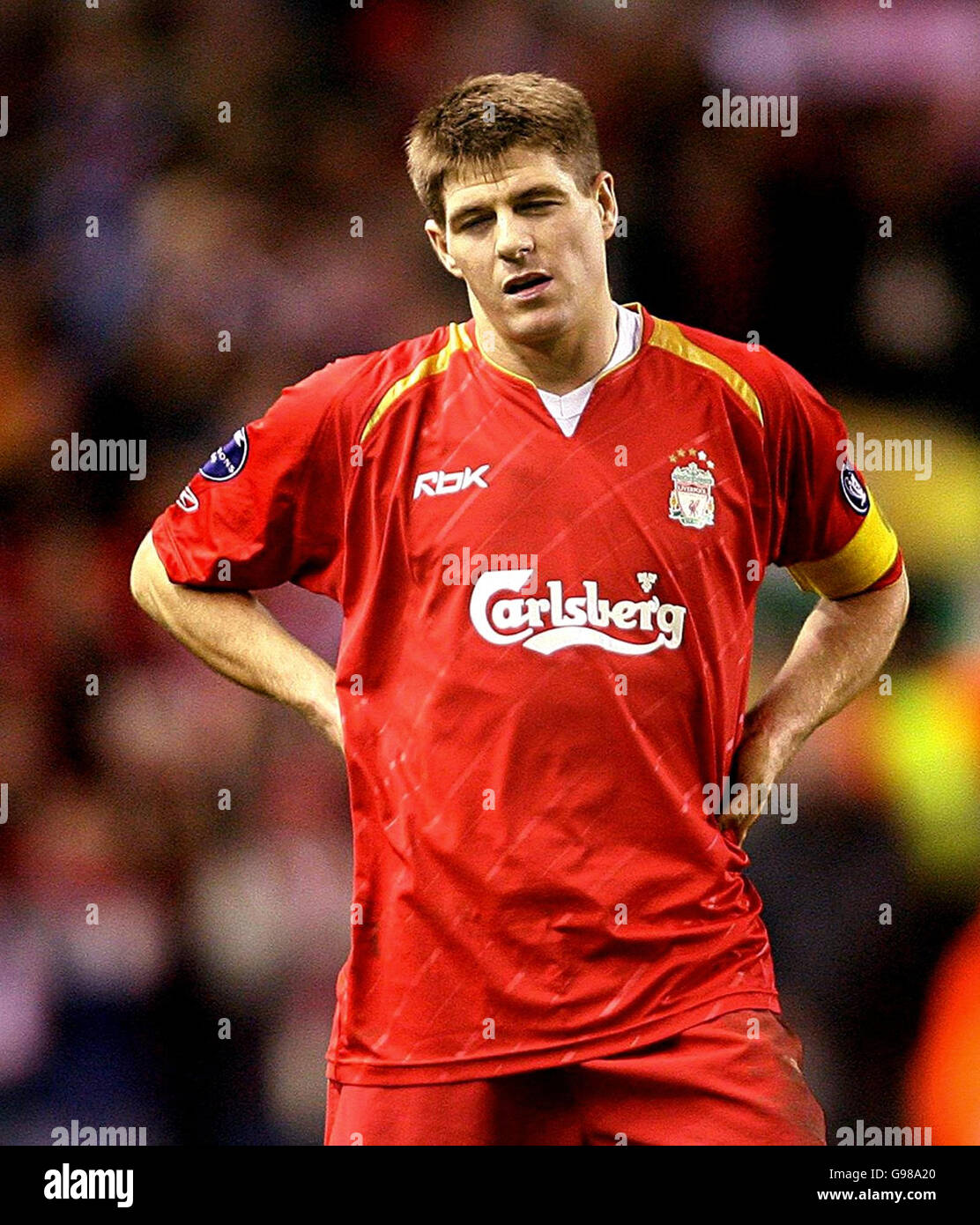 Anfield steven gerrard 2006 hi-res stock photography and images - Alamy