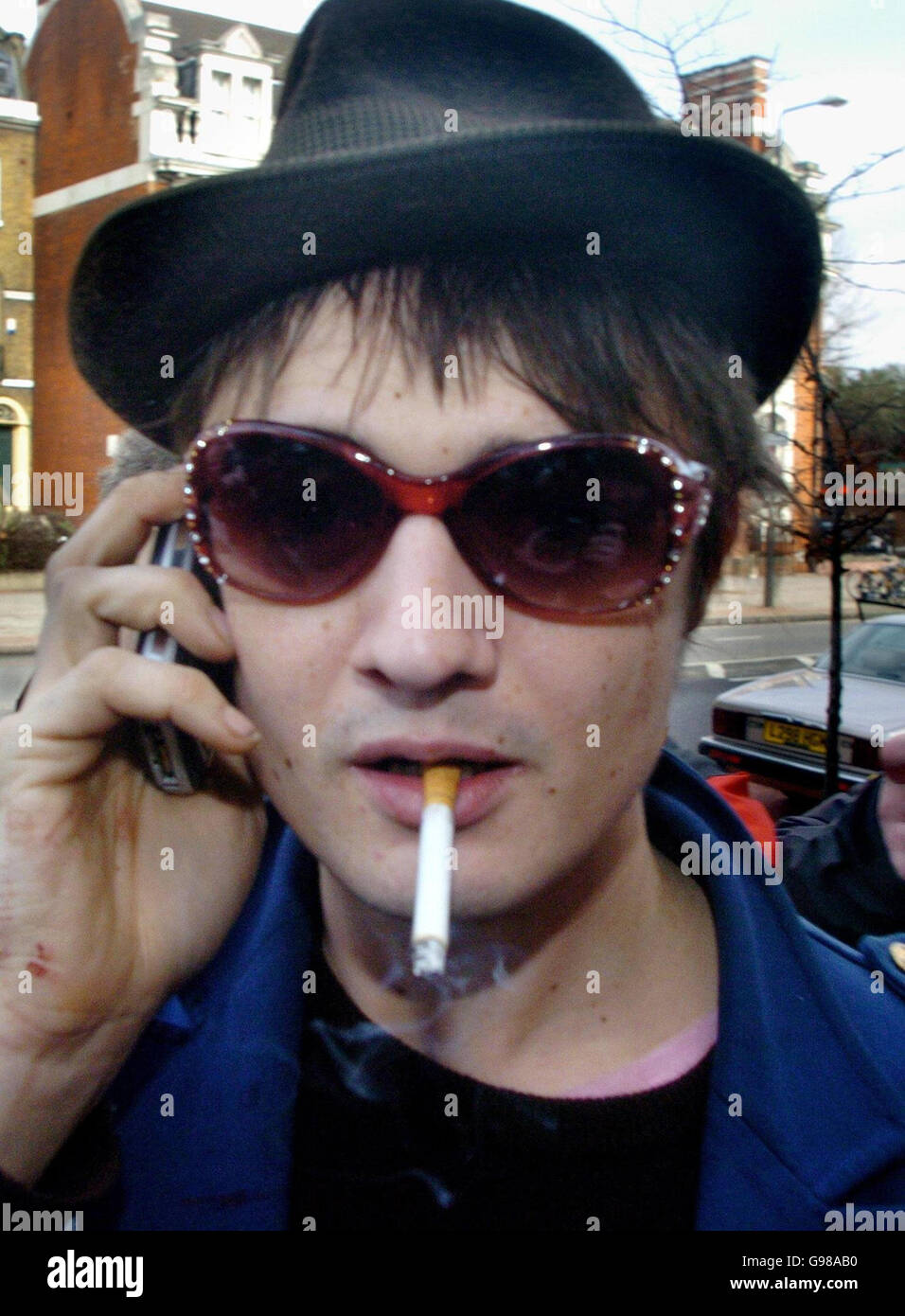 Pete Doherty arrives at Thames Magistrates' Court, Thursday March 9 ...