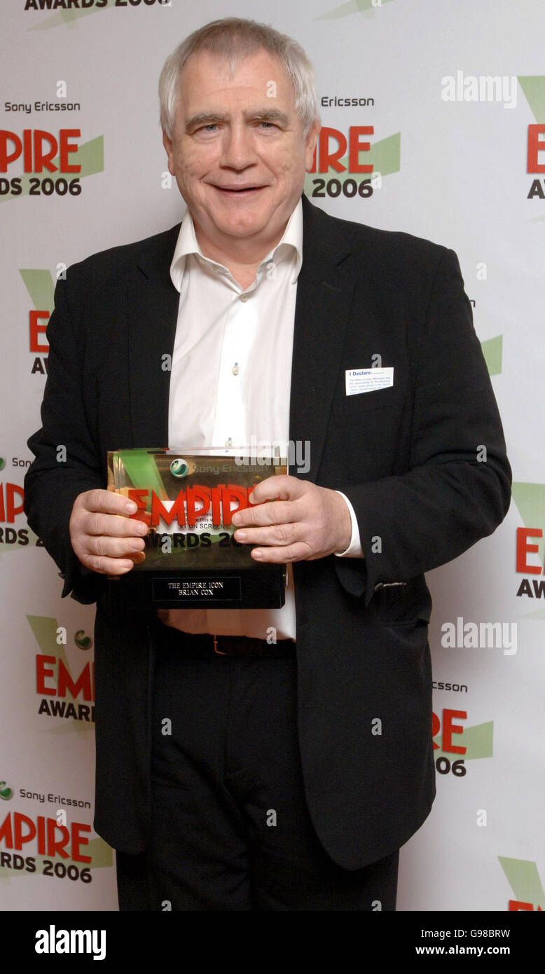 Brian Cox with the Empire Icon Award at the Sony Ericsson Empire Film ...