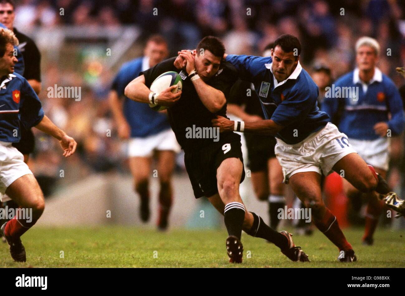 Rugby Union - Rugby World Cup 99 - Semi Final - France v New Zealand ...