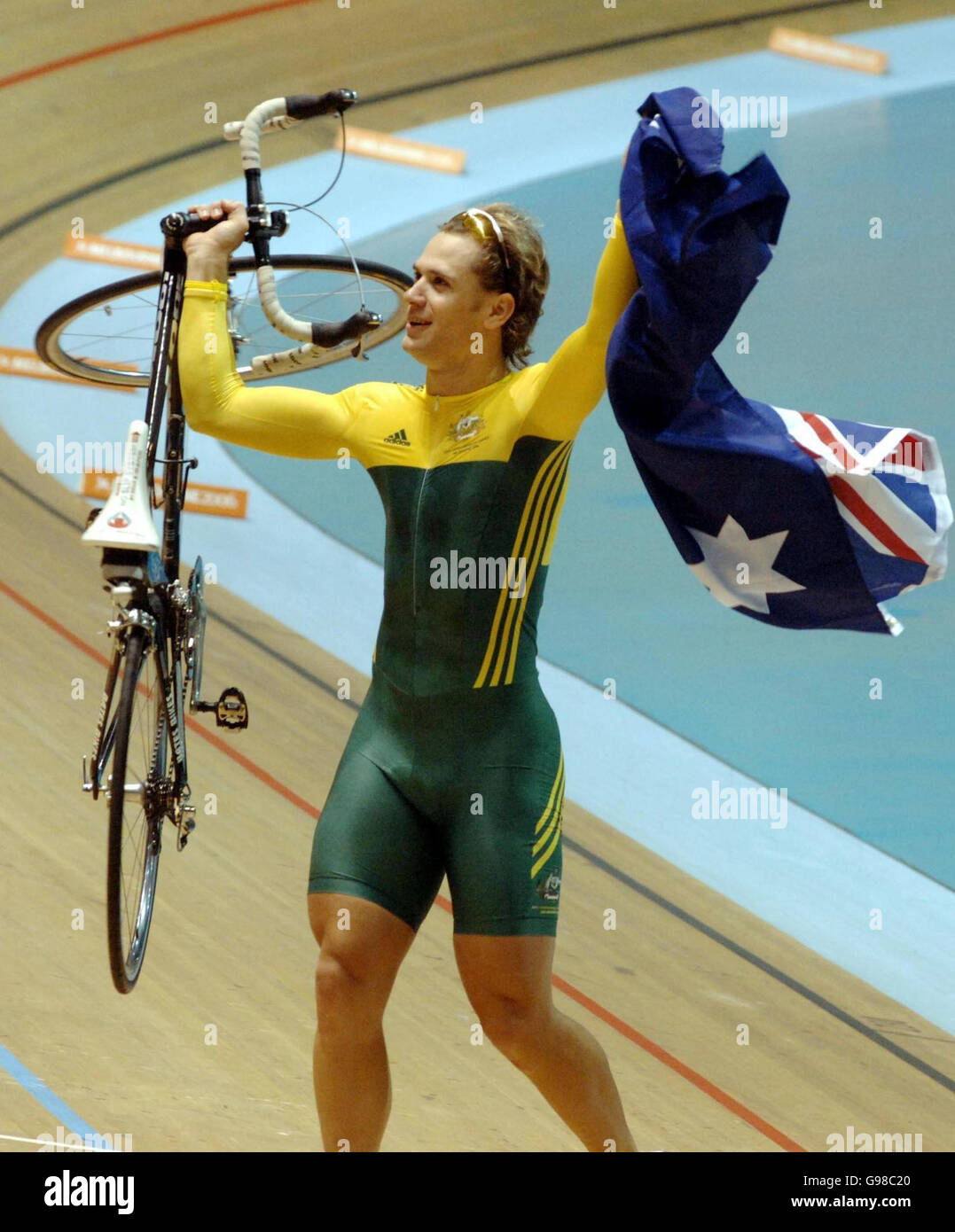 Australia's Ben Kersten celebrates winning the gold medal in the Mens ...