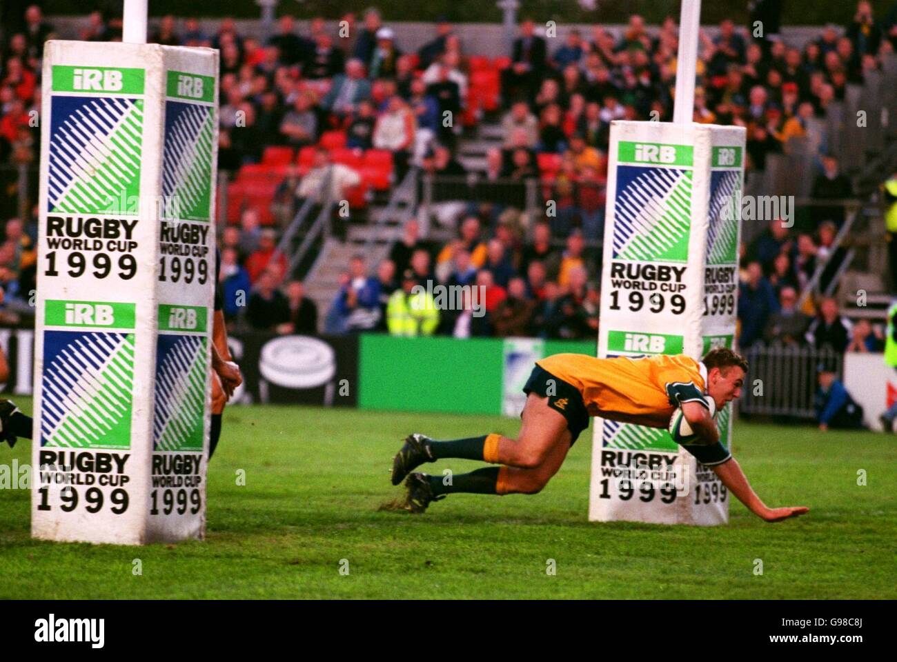 Rugby Union - Rugby World Cup 99 - Pool E - Australia v USA Stock Photo ...