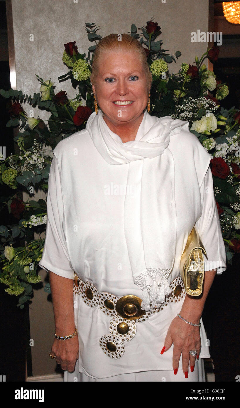 Kim Woodburn arrives for the Television and Radio Industries Club (TRIC ...