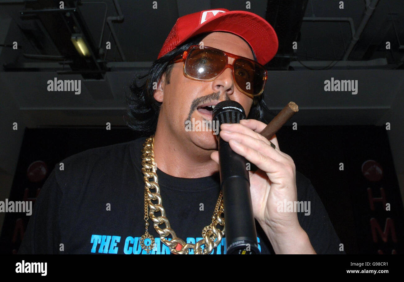 The Cuban Brothers during an instore gig/signing at HMV, Oxford Street ...