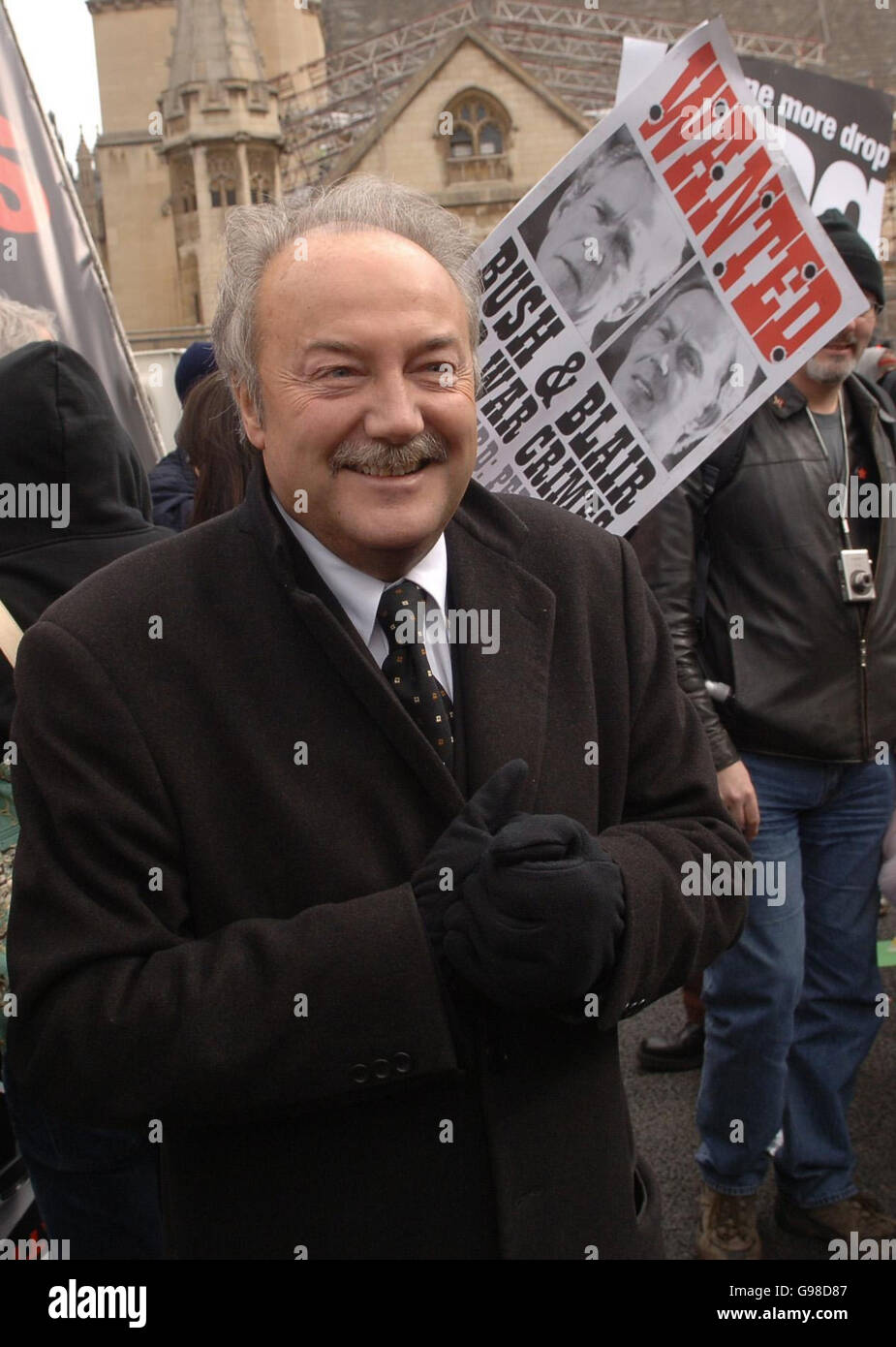 Mp george galloway joins protestors hi-res stock photography and images ...