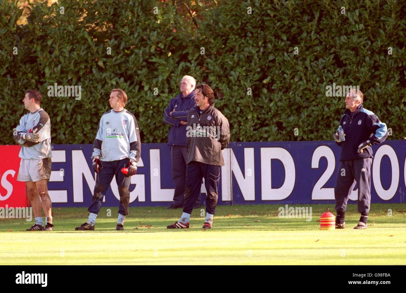 Englands goalkeepers horizontal football hi-res stock photography and ...