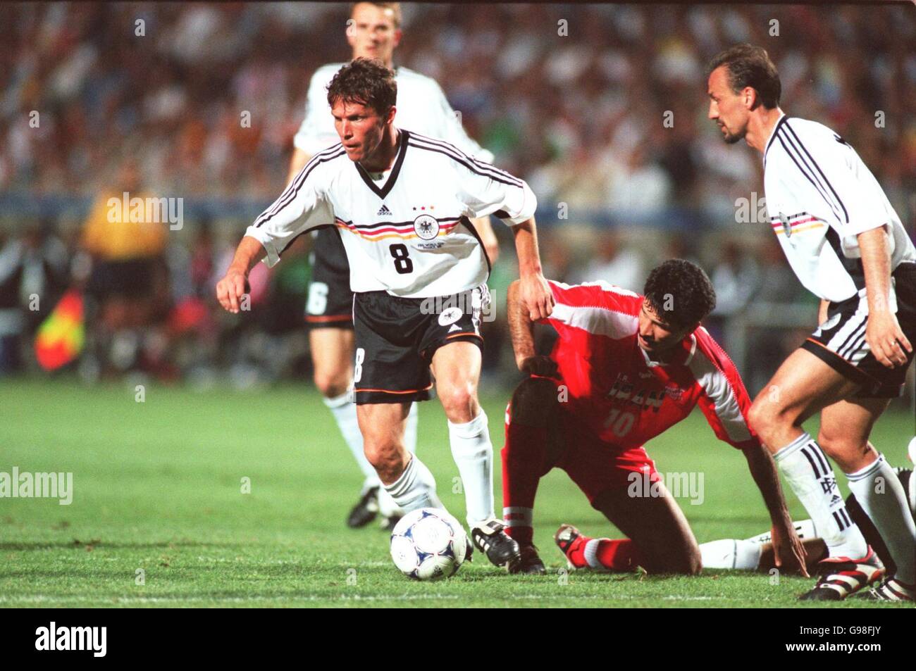 Soccer - World Cup France 98 - Group F - Germany v Iran Stock Photo - Alamy