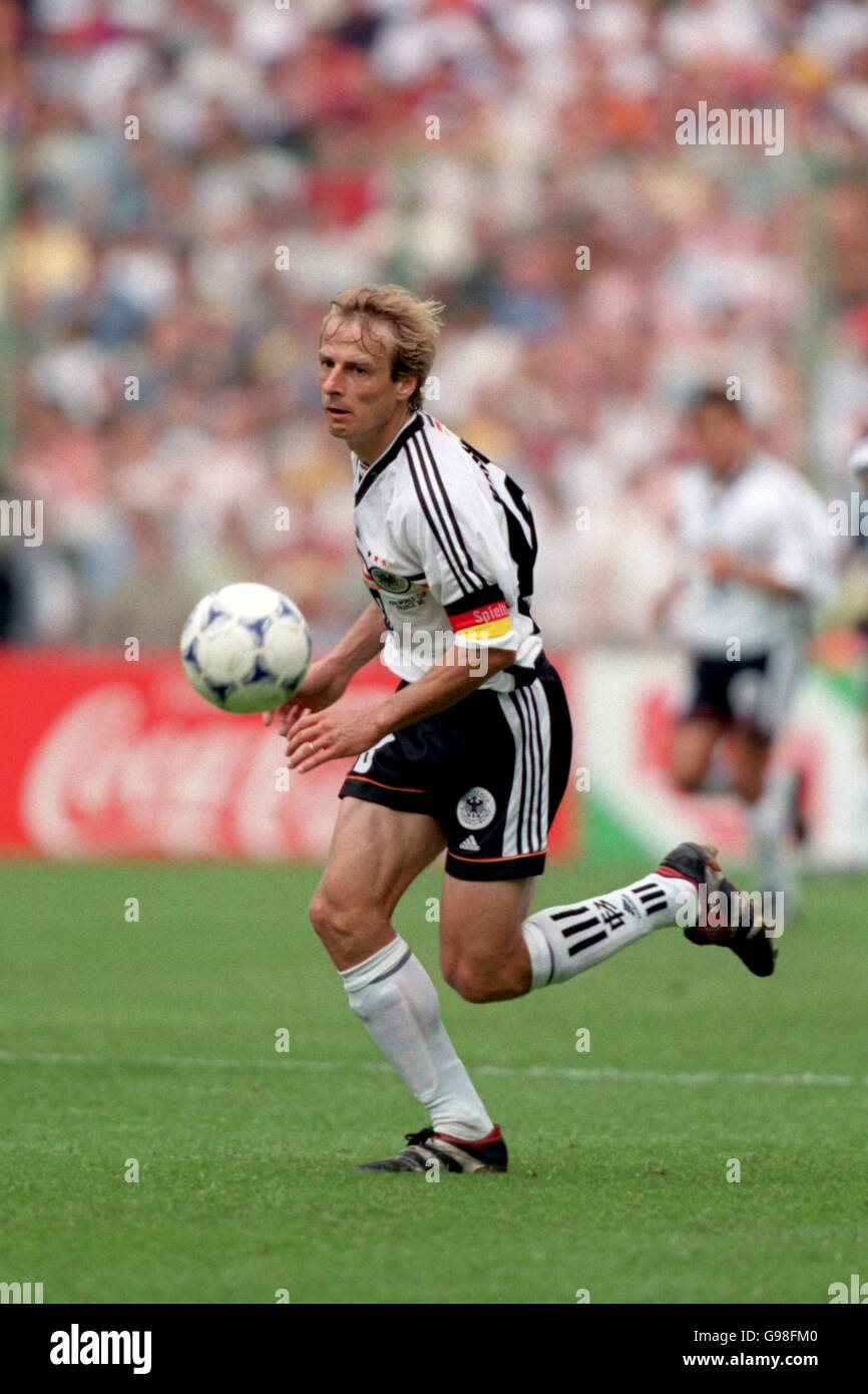 Soccer - World Cup France 98 - Group F - Germany v Yugoslavia. Jurgen ...