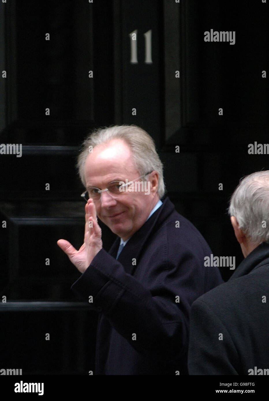 England football coach Sven-Goran Eriksson arrives for a lunch for team ...