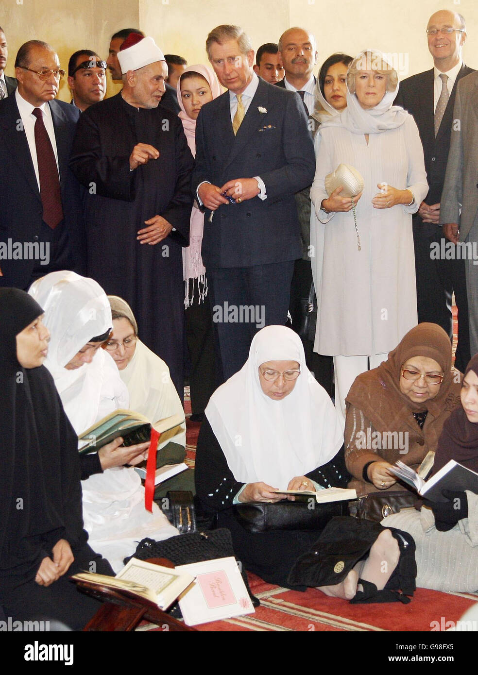 As they visit the al hazar mosque hi-res stock photography and images ...