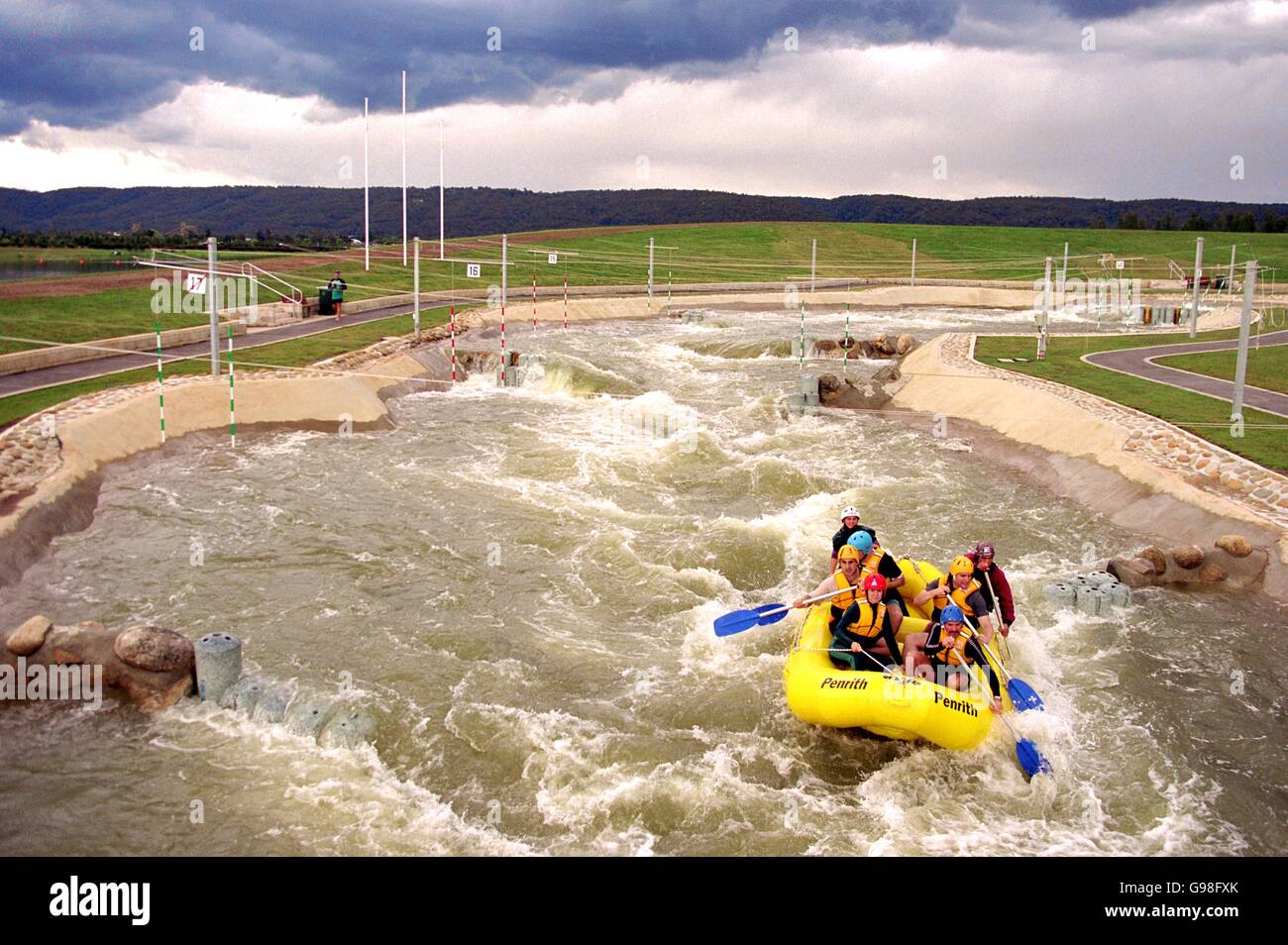 Sydney 2000 Olympic Preview. Olympic Whitewater Course, Penrith Stock ...