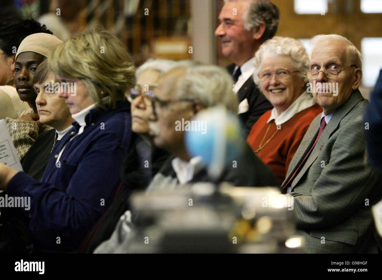 Freed peace activist Norman Kember and his wife Pat at a thanksgiving ...