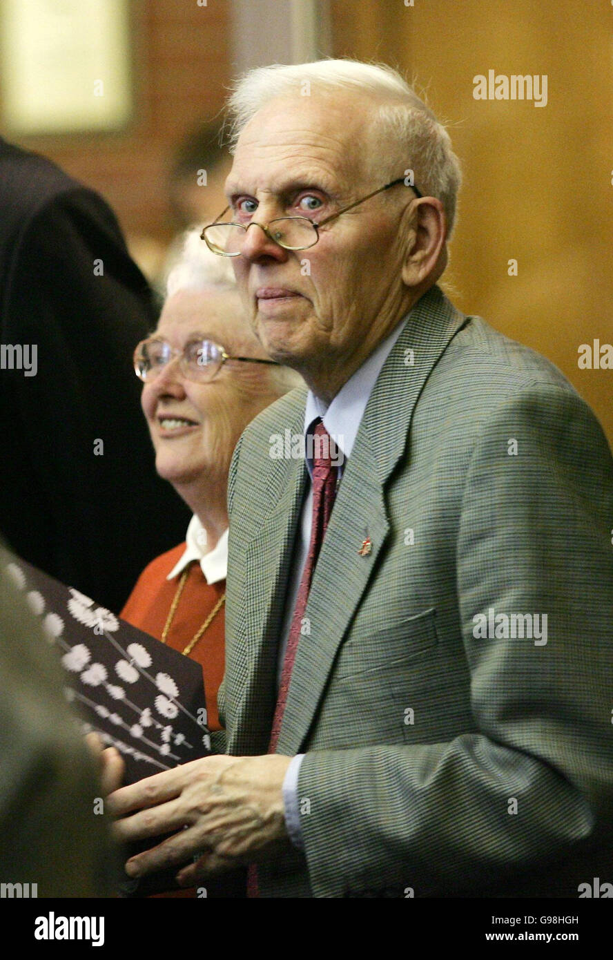 Freed peace activist Norman Kember and his wife Pat at a thanksgiving ...