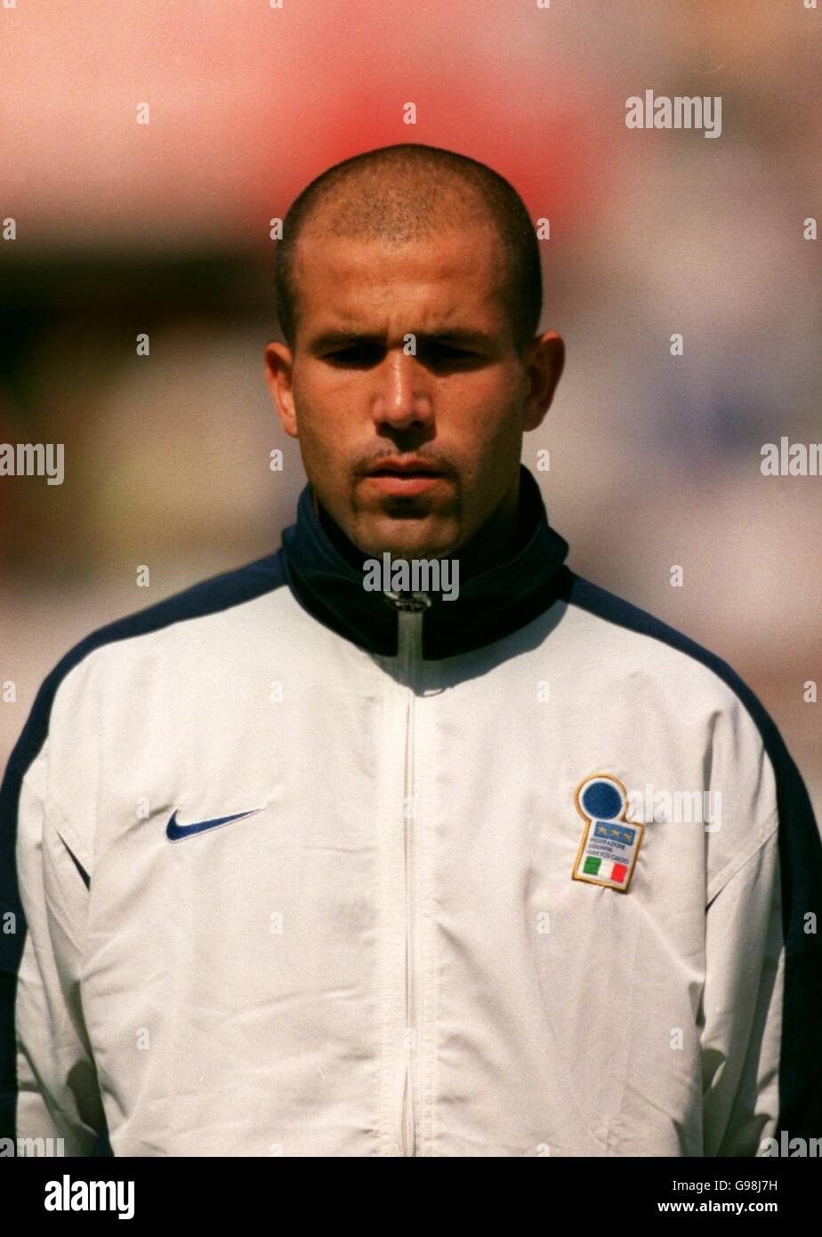 Soccer world cup france 98 second round norway v italy hi-res stock ...