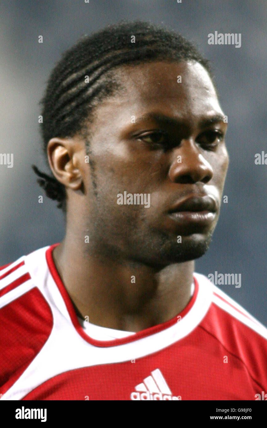 Collin Samuel of Trindad & Tobago, during the International match ...