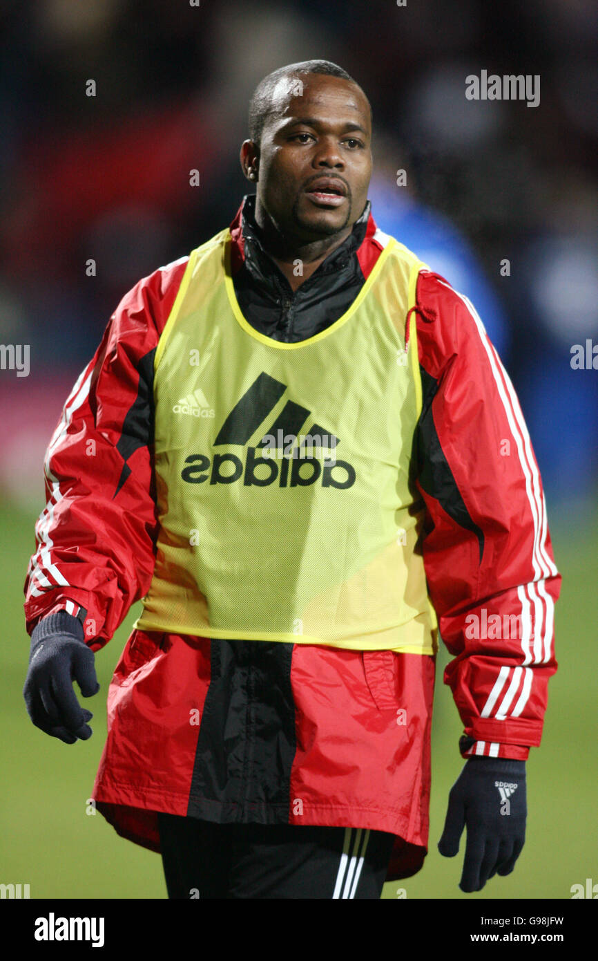 Stern John of Trindad & Tobago, during the International match against ...