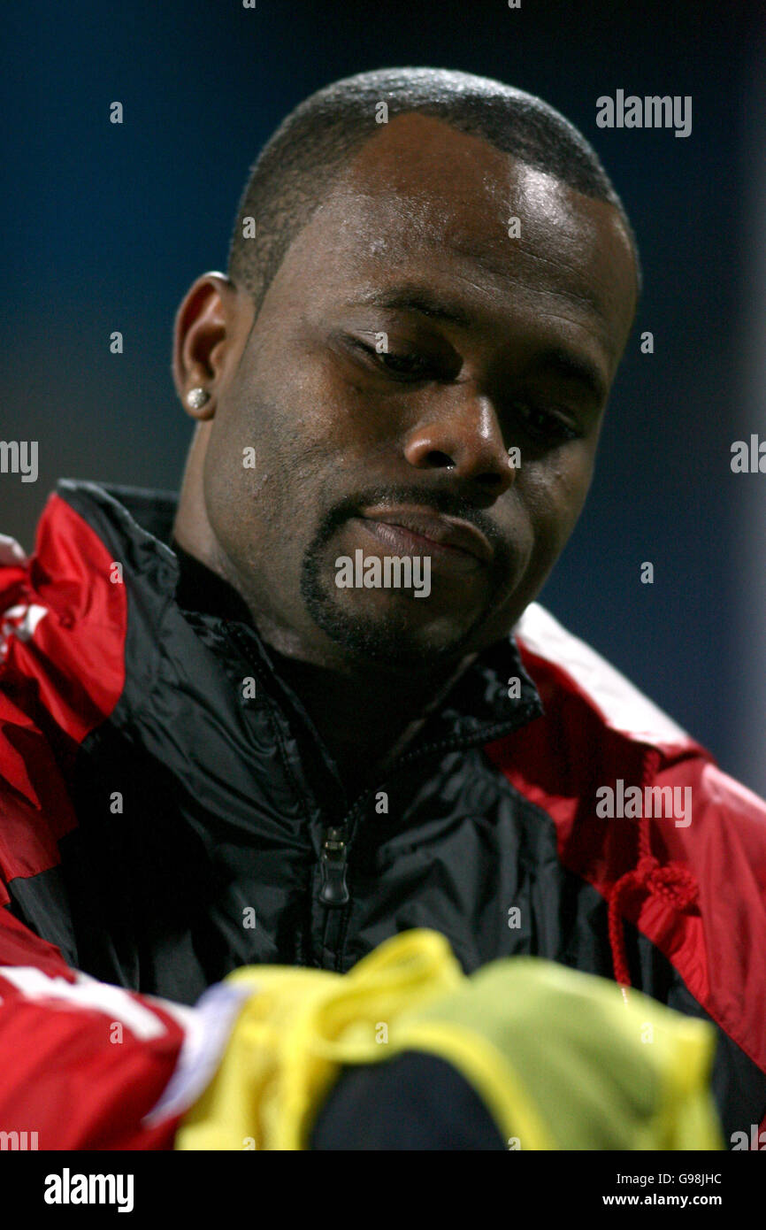 Stern John of Trindad & Tobago, during the International match against ...