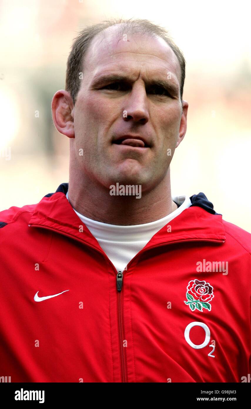 Lawrence dallaglio england rbs 6 nations match stade de france hi-res ...