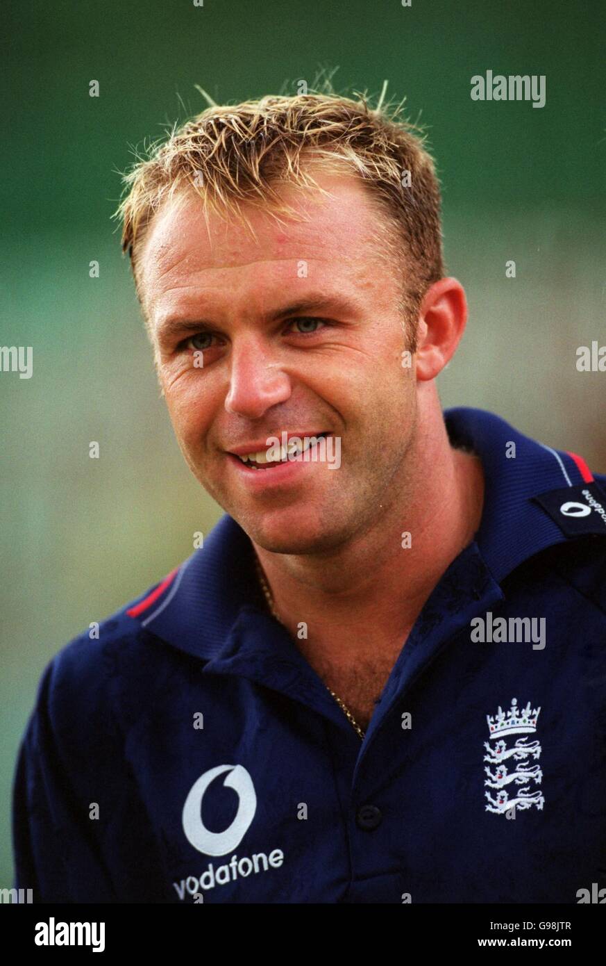 England debutants chris adams relaxes at net practice hi-res stock ...