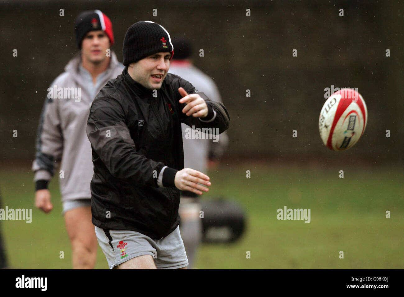 Stephen Jones during the training session at Sophia Gardens, Cardiff ...
