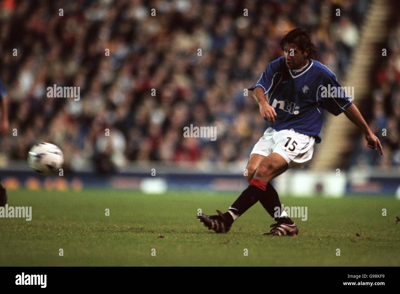 Rangers' Gabriel Amato shoots which leads to the first goal being an ...