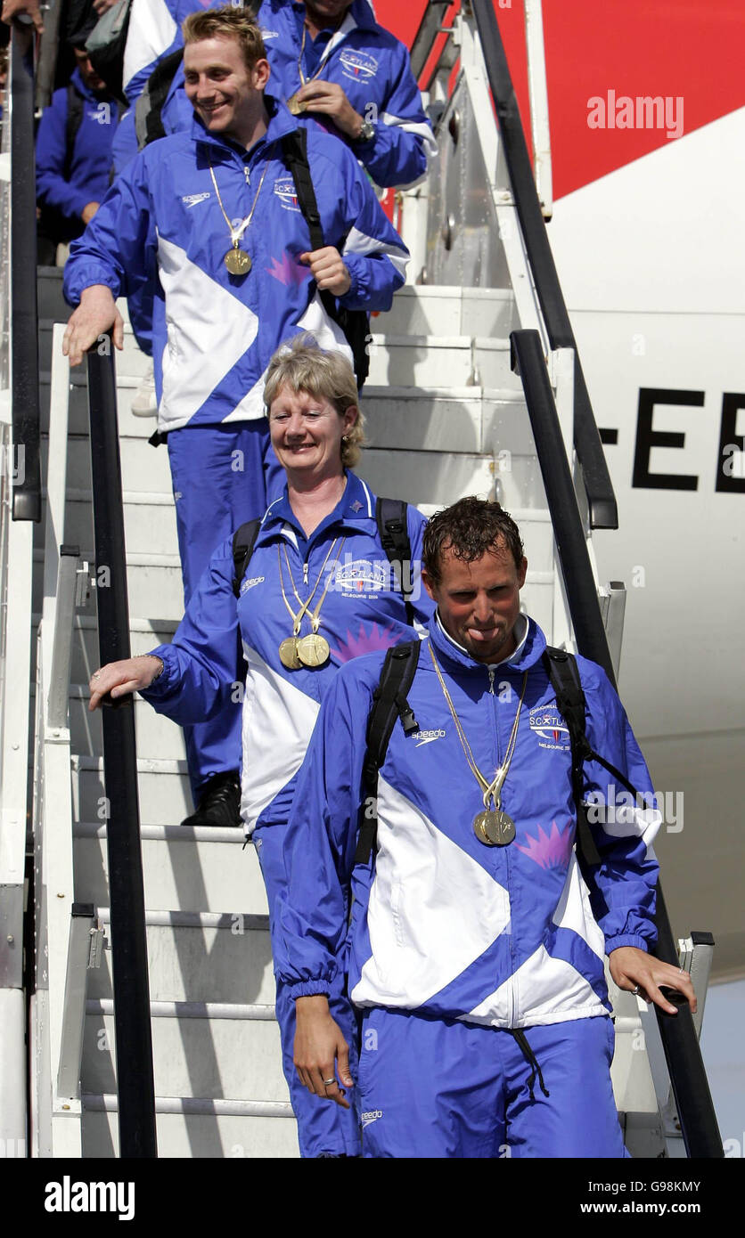 Scotland's (from top to bottom) Kenny Anderson, Sheena Sharp and Gregor ...