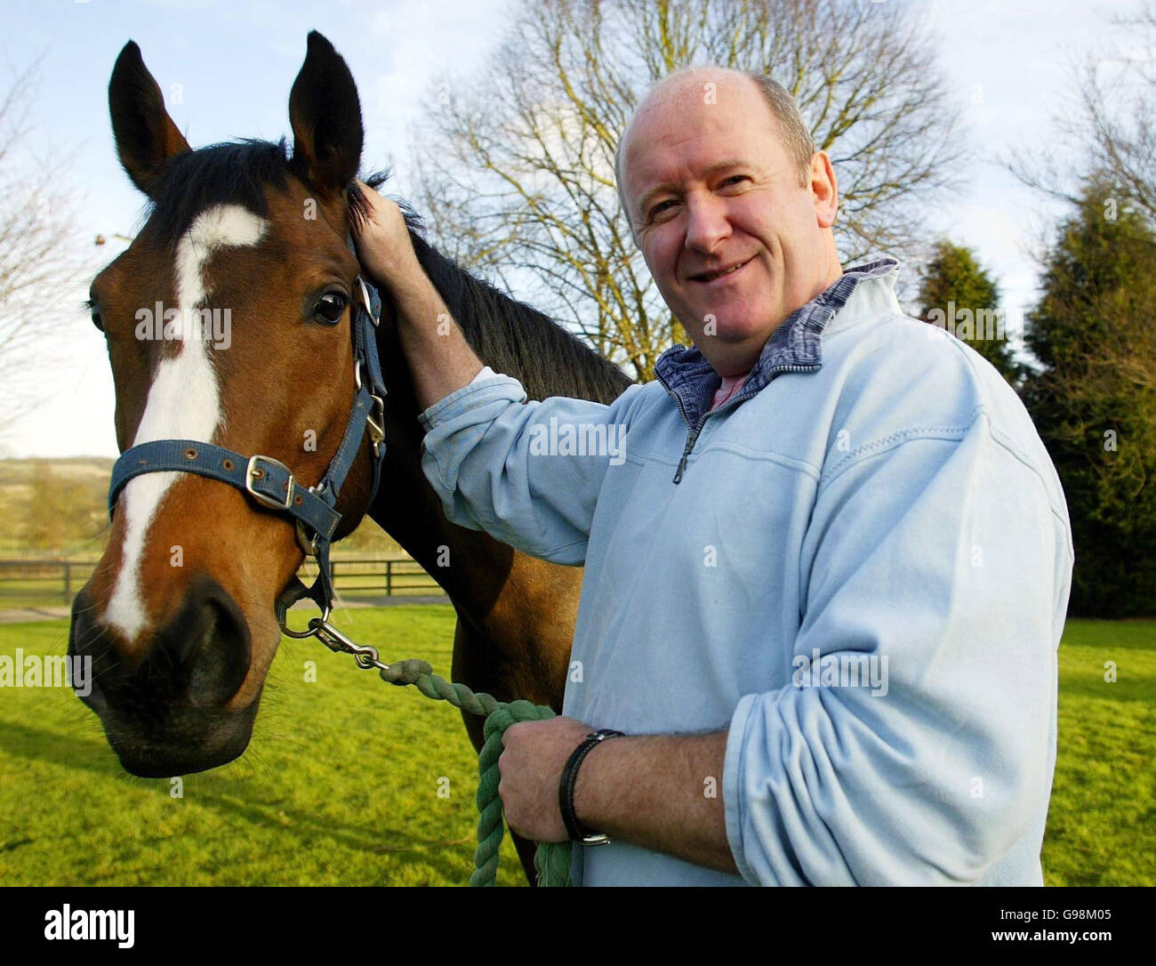 Geneticist Stephen Harrison stands near his home in Godmersham, Kent ...