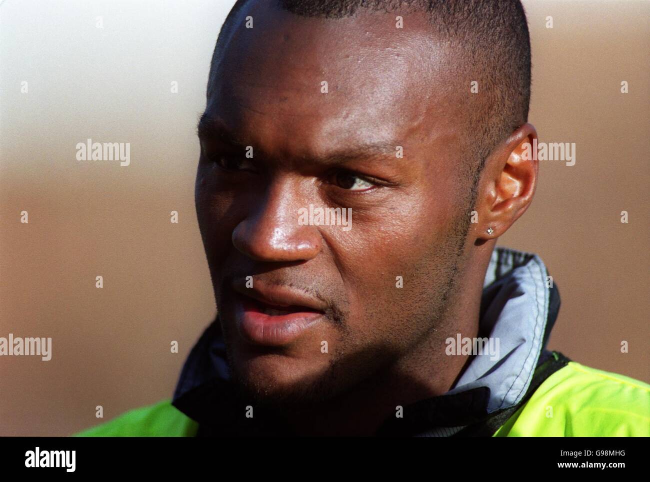 Soccer fa carling premiership wimbledon training hi-res stock ...