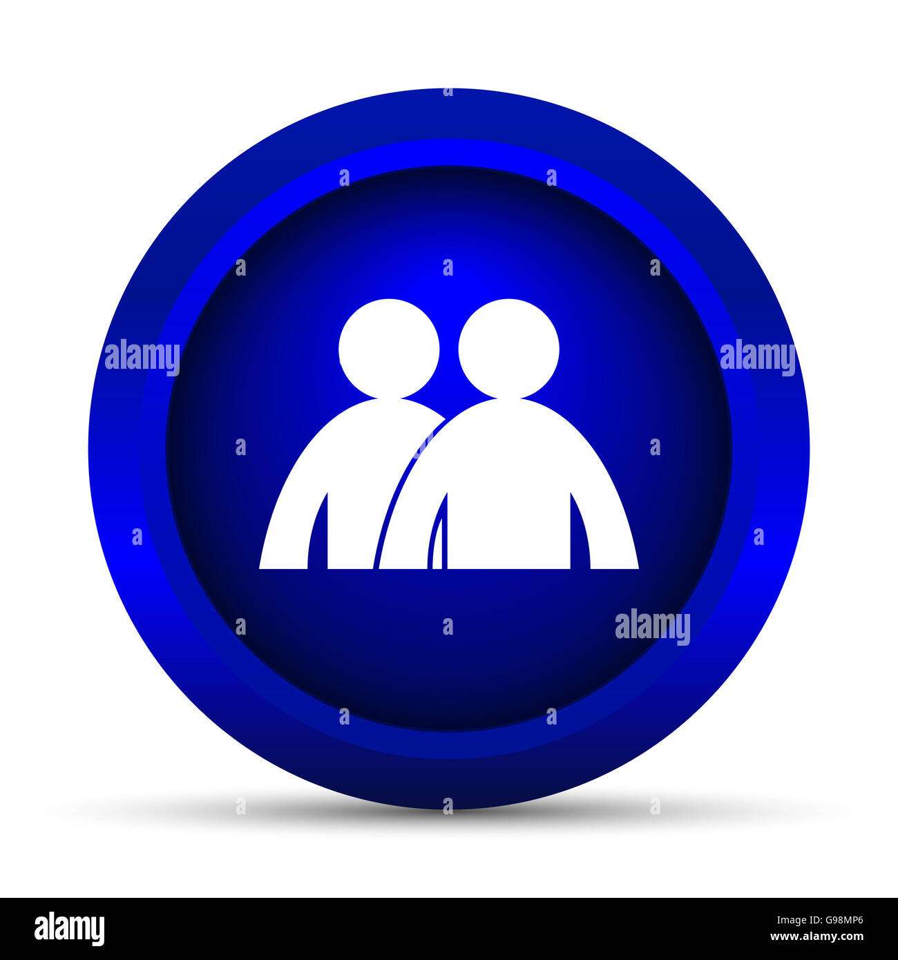 Forum icon. Internet button on white background Stock Photo - Alamy
