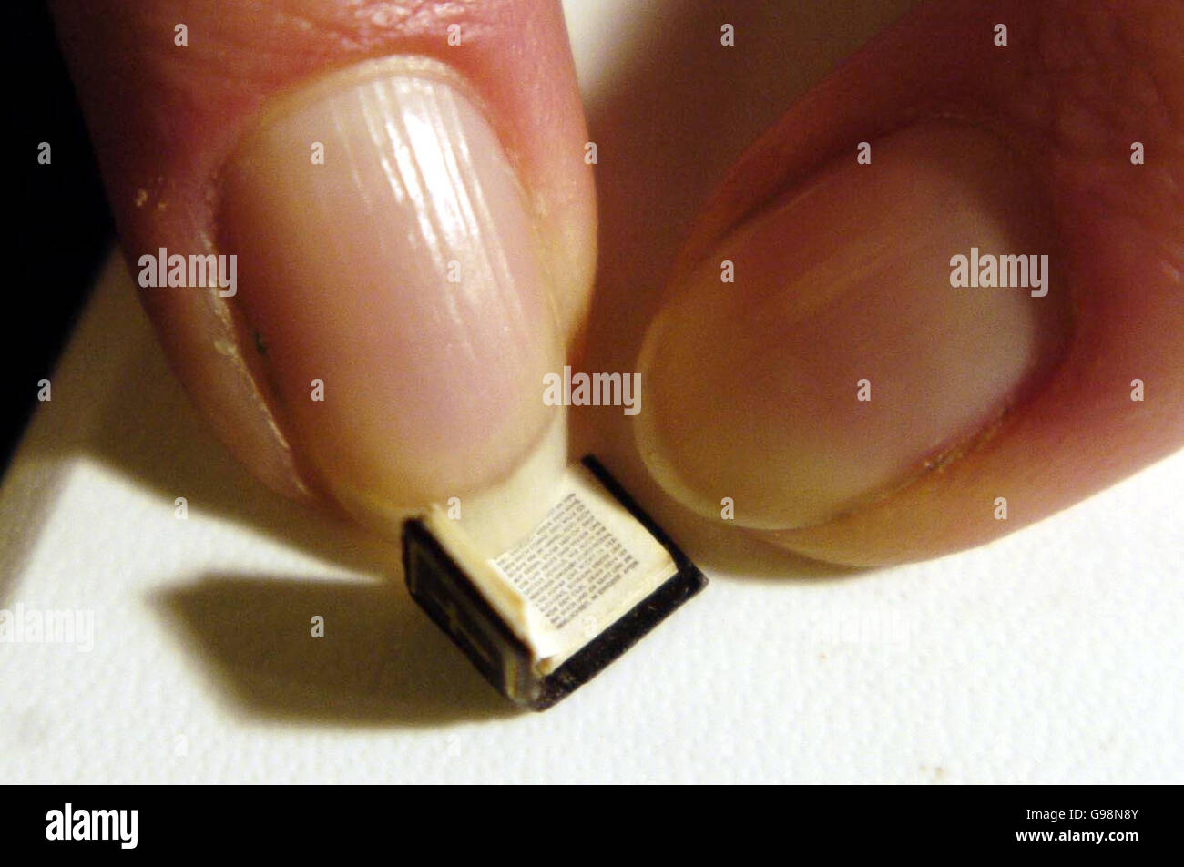 The worlds smallest book hi-res stock photography and images - Alamy