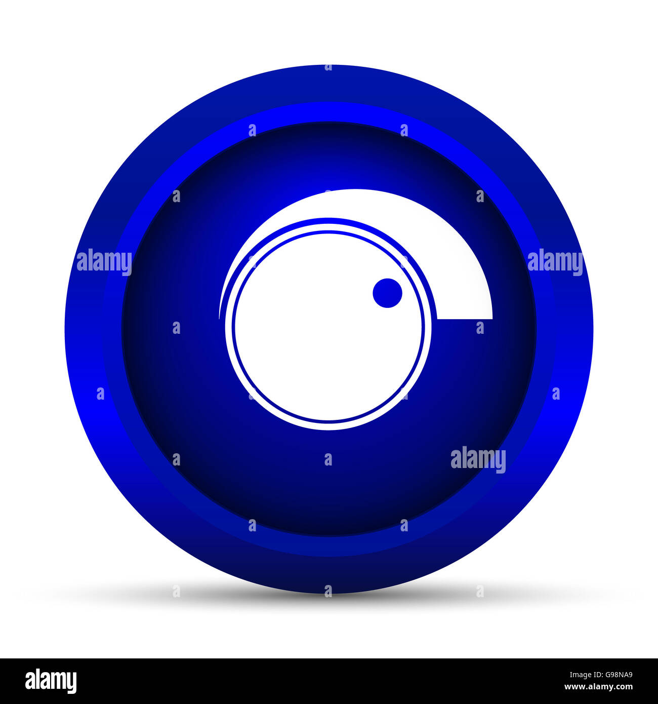 Volume control icon. Internet button on white background Stock Photo ...