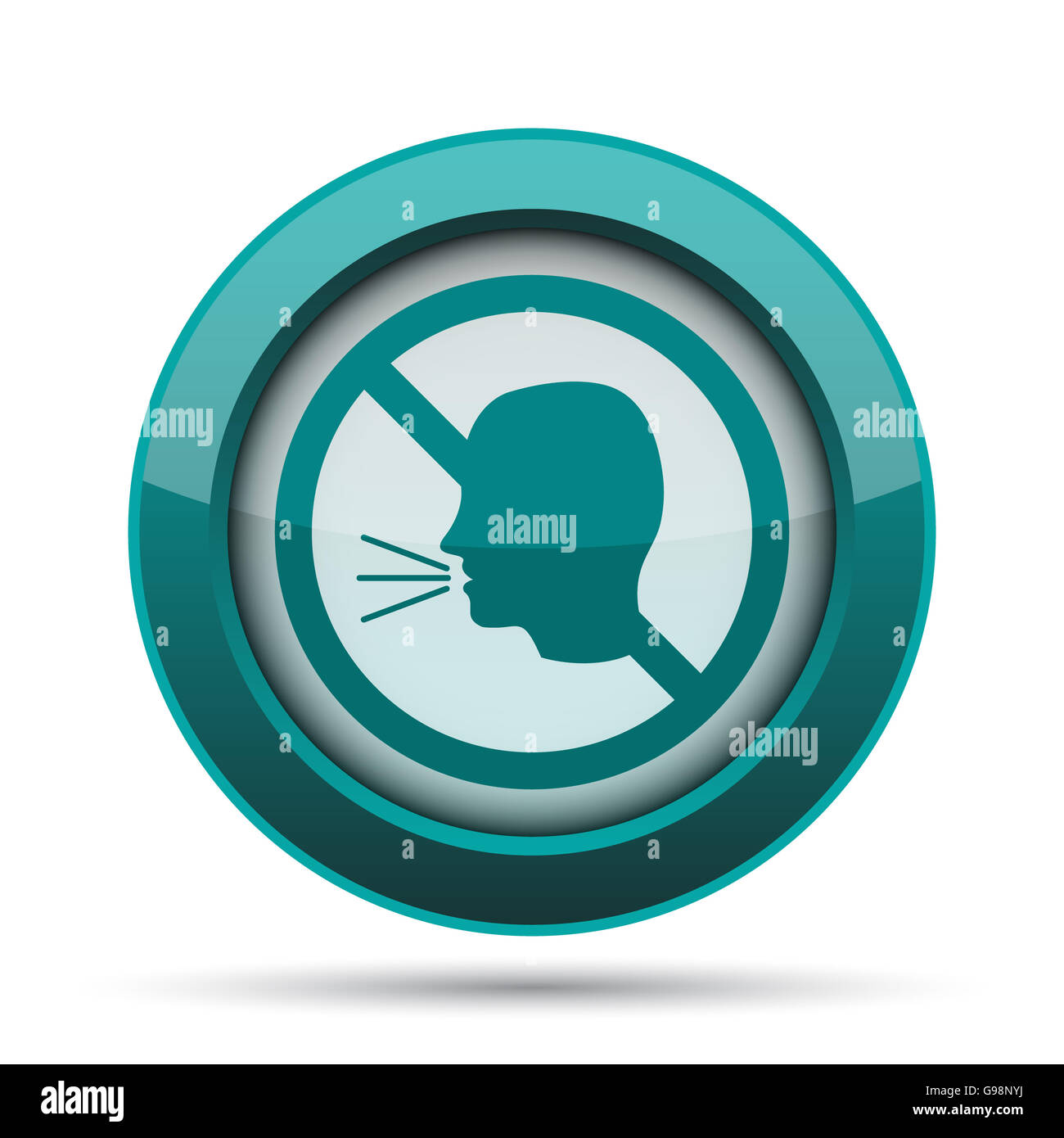 No speaking talking sign hi-res stock photography and images - Alamy