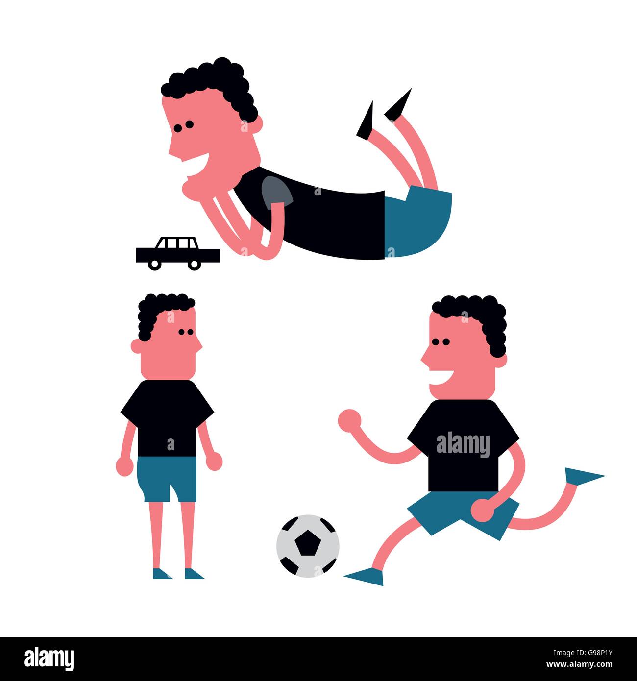Boy cartoon. Kids design. Vector graphic Stock Vector Image & Art - Alamy
